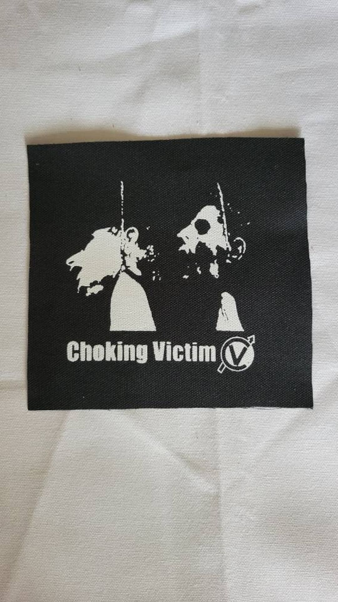 Choking Victim Patch - Etsy