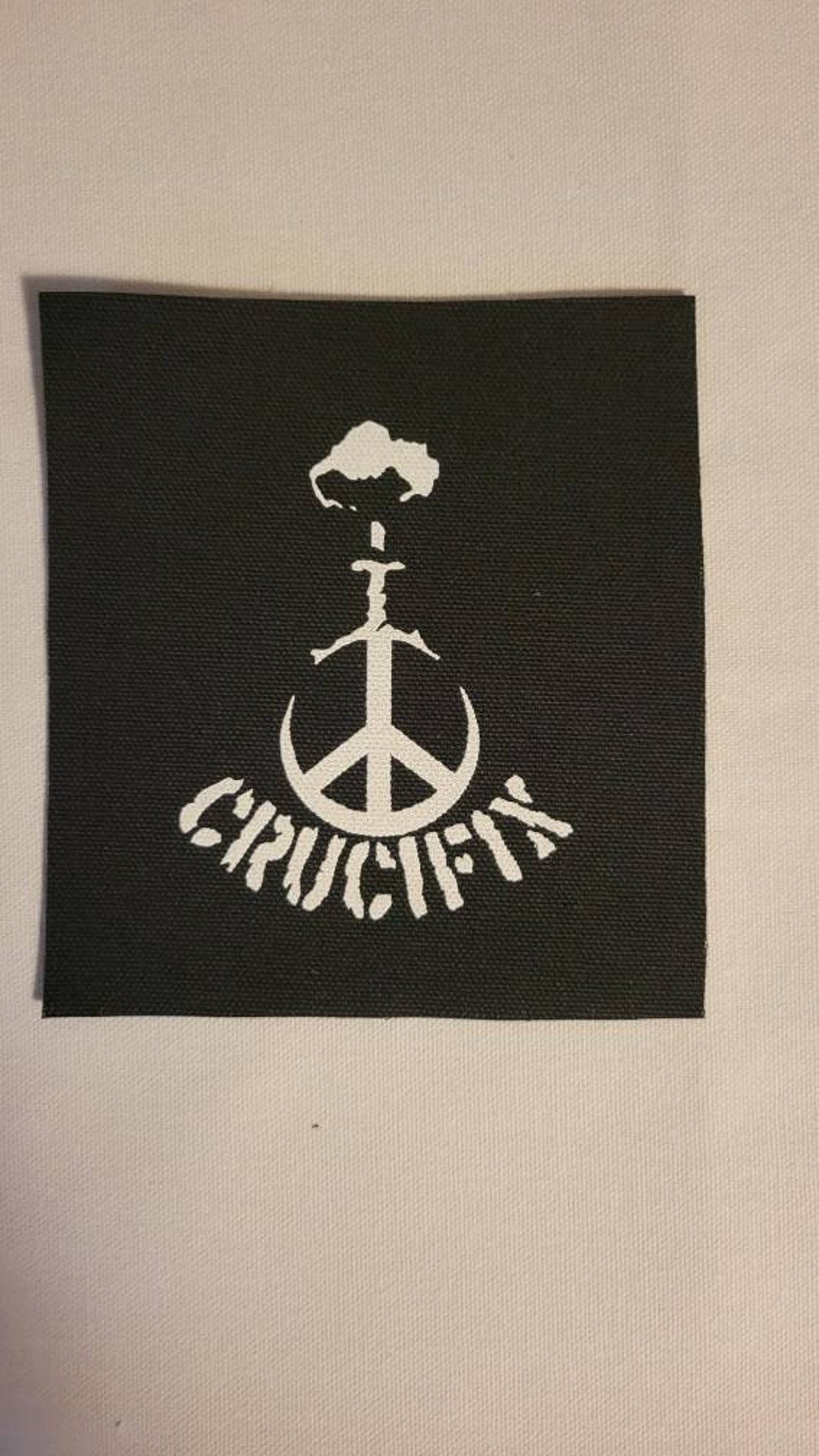 Crucifix Patch - Etsy