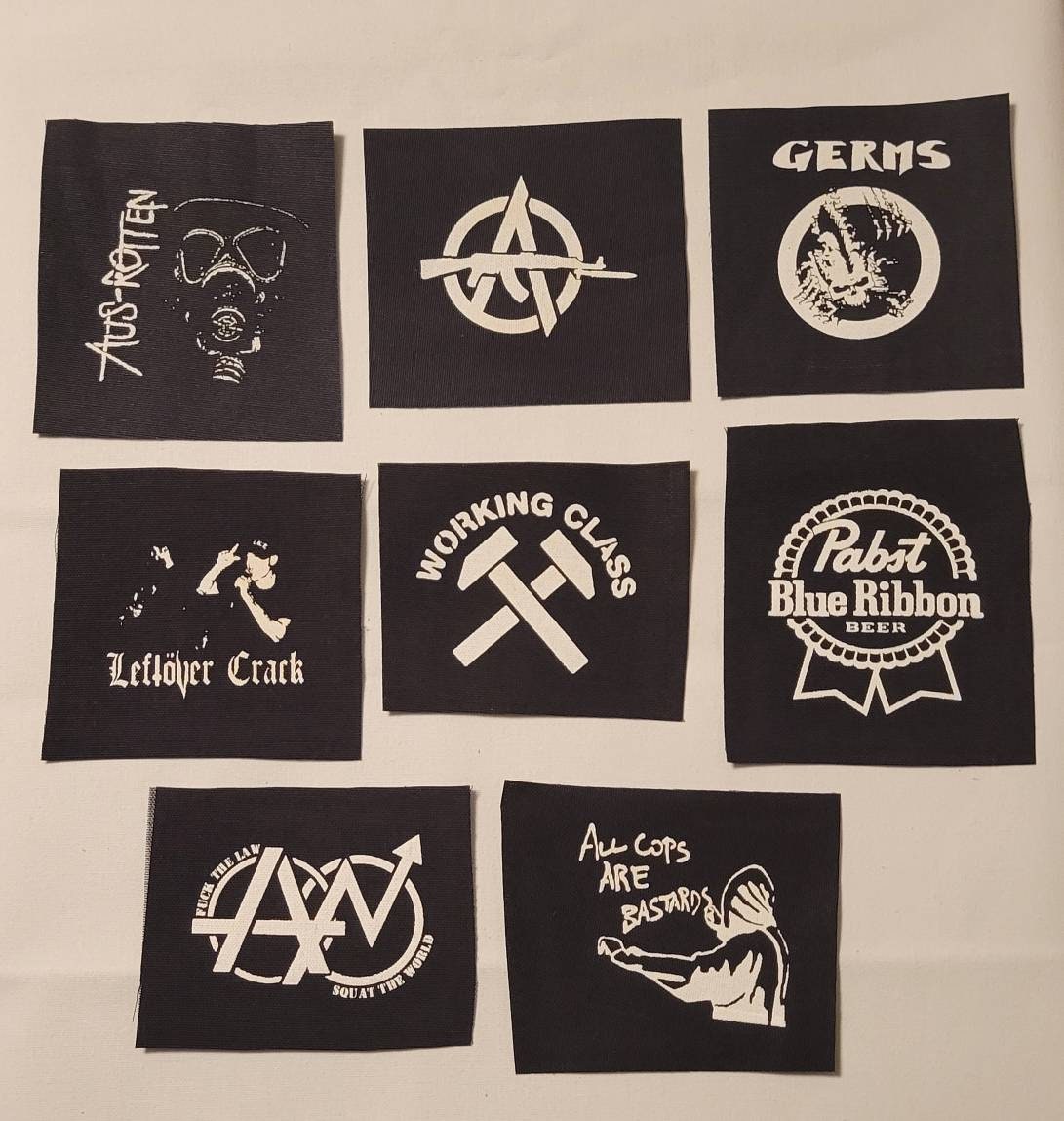 Crust Punk Patches