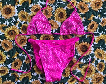 High Cut String Bikini - Etsy