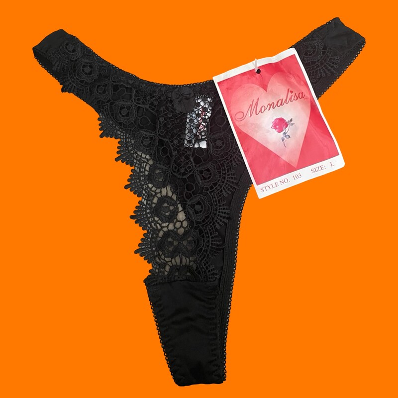 Nita Ss Black Thong - Etsy Canada