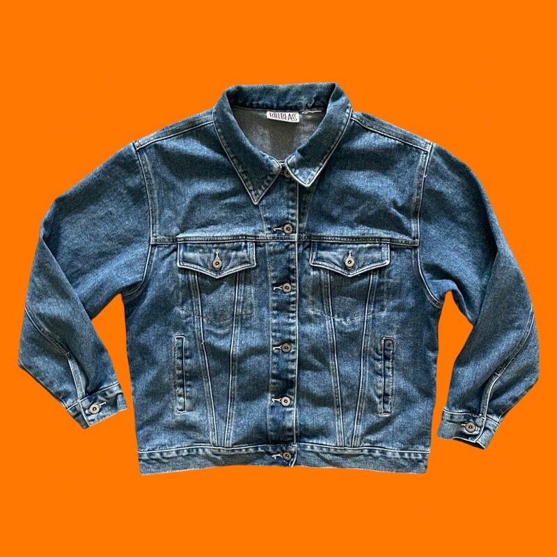 Grunge Denim Jacket - Etsy