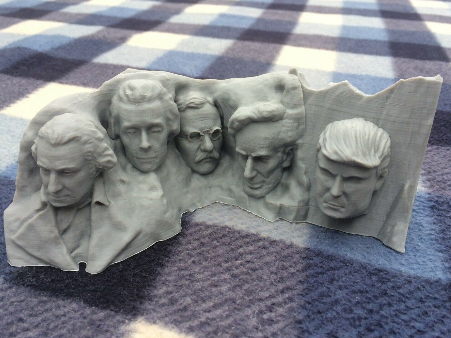 Mount Rushmore Donald Trump President 3D Printed Replica Sculpture ...