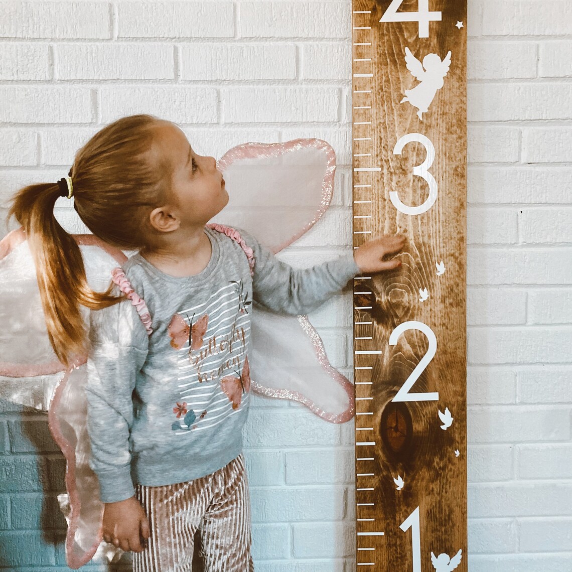 Angelic Angel Childrens Growth Chart - Etsy