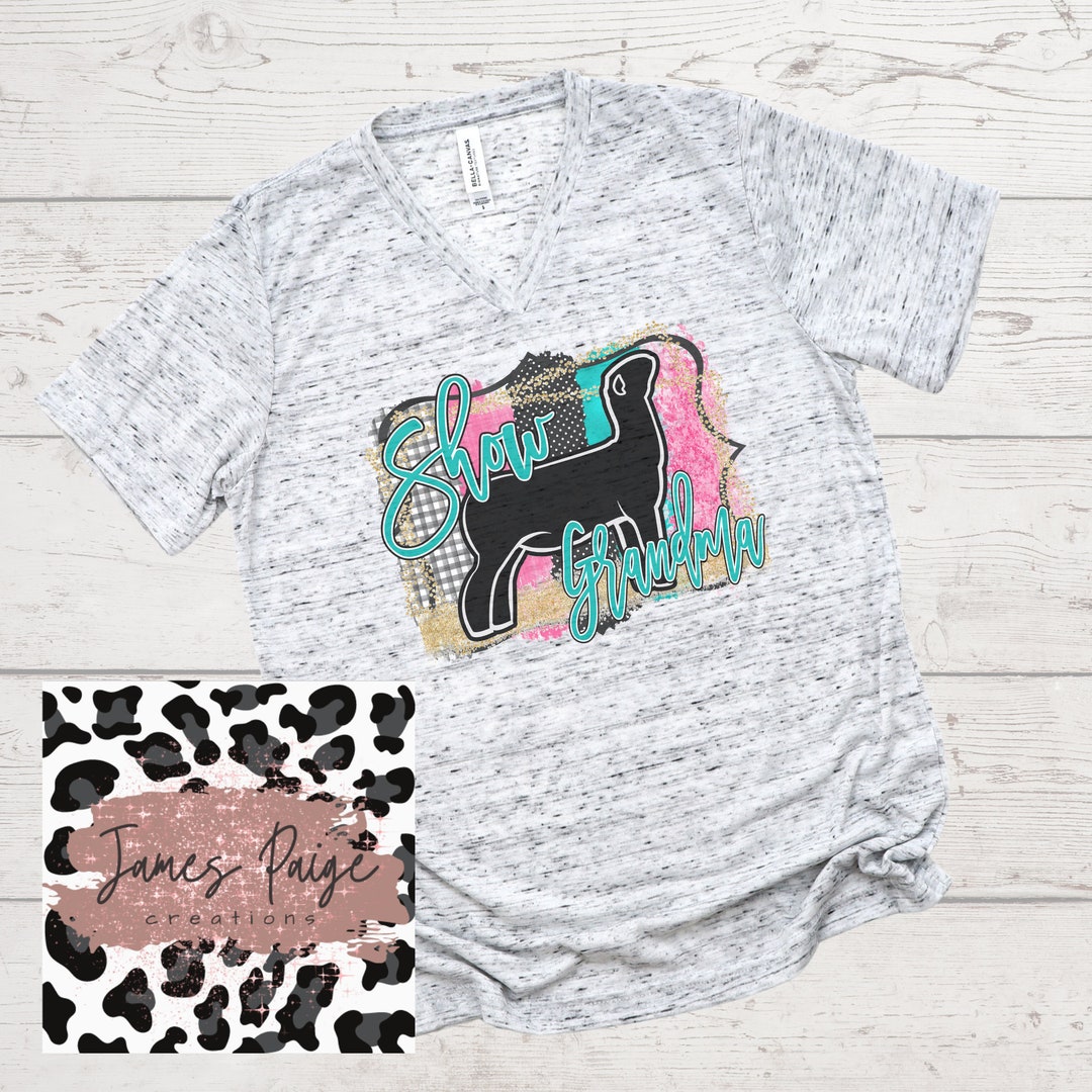 Livestock Show Shirt | Show LAMB T-shirt | Stock Show Grandma ...