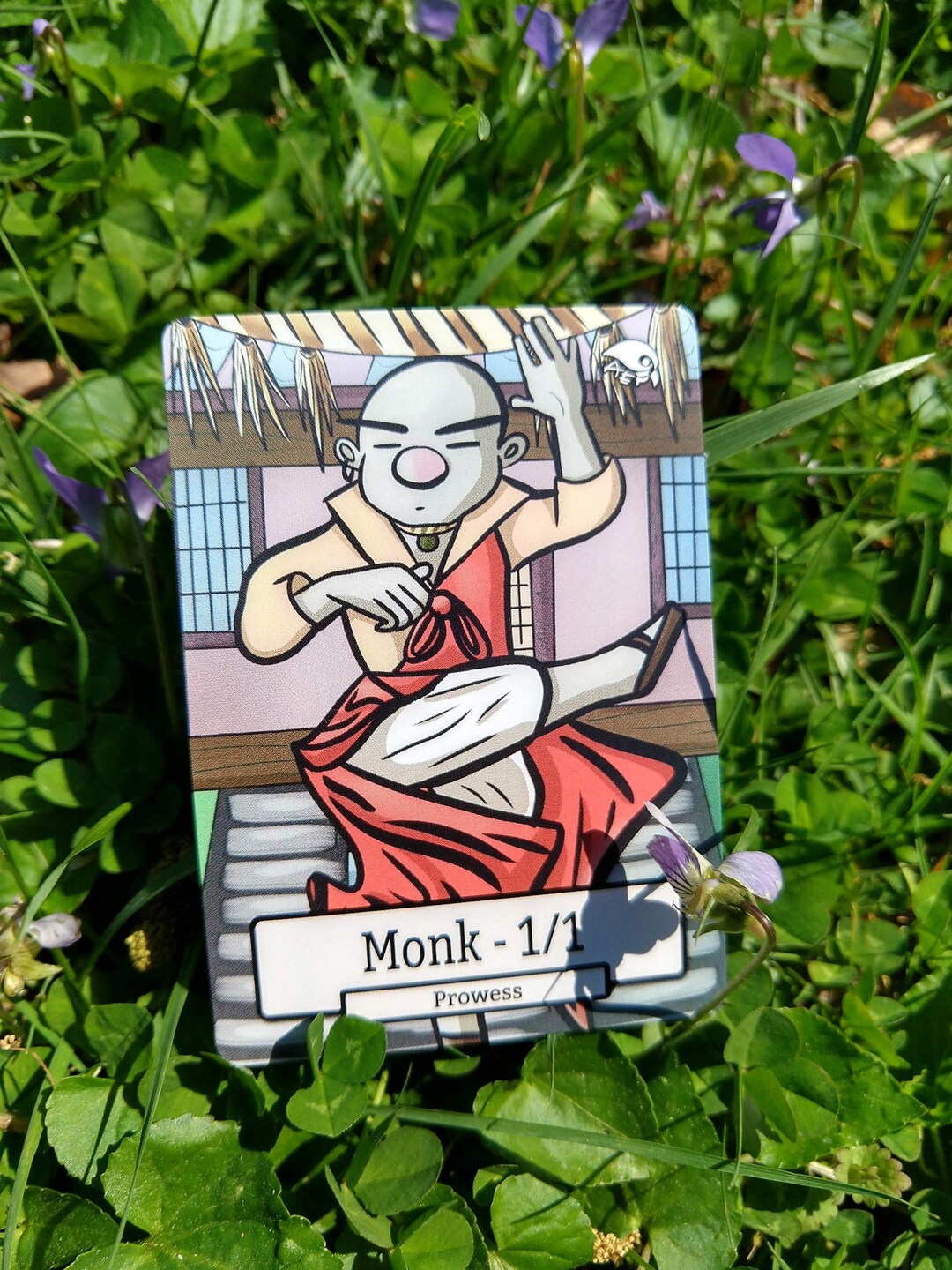 Monk Custom Token for Magic the Gathering, MTG - Etsy