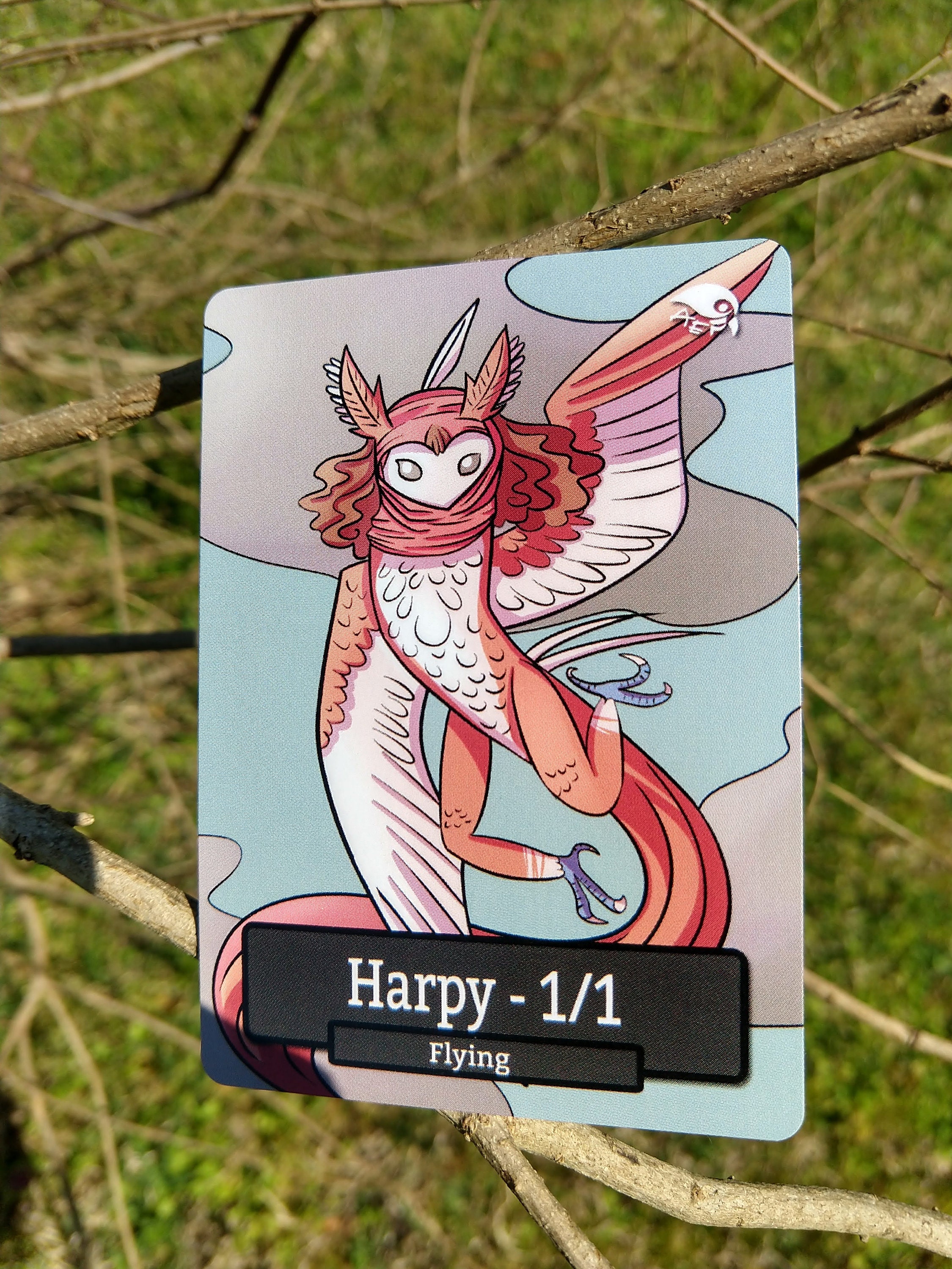 Harpy Custom Token for Magic the Gathering | Etsy