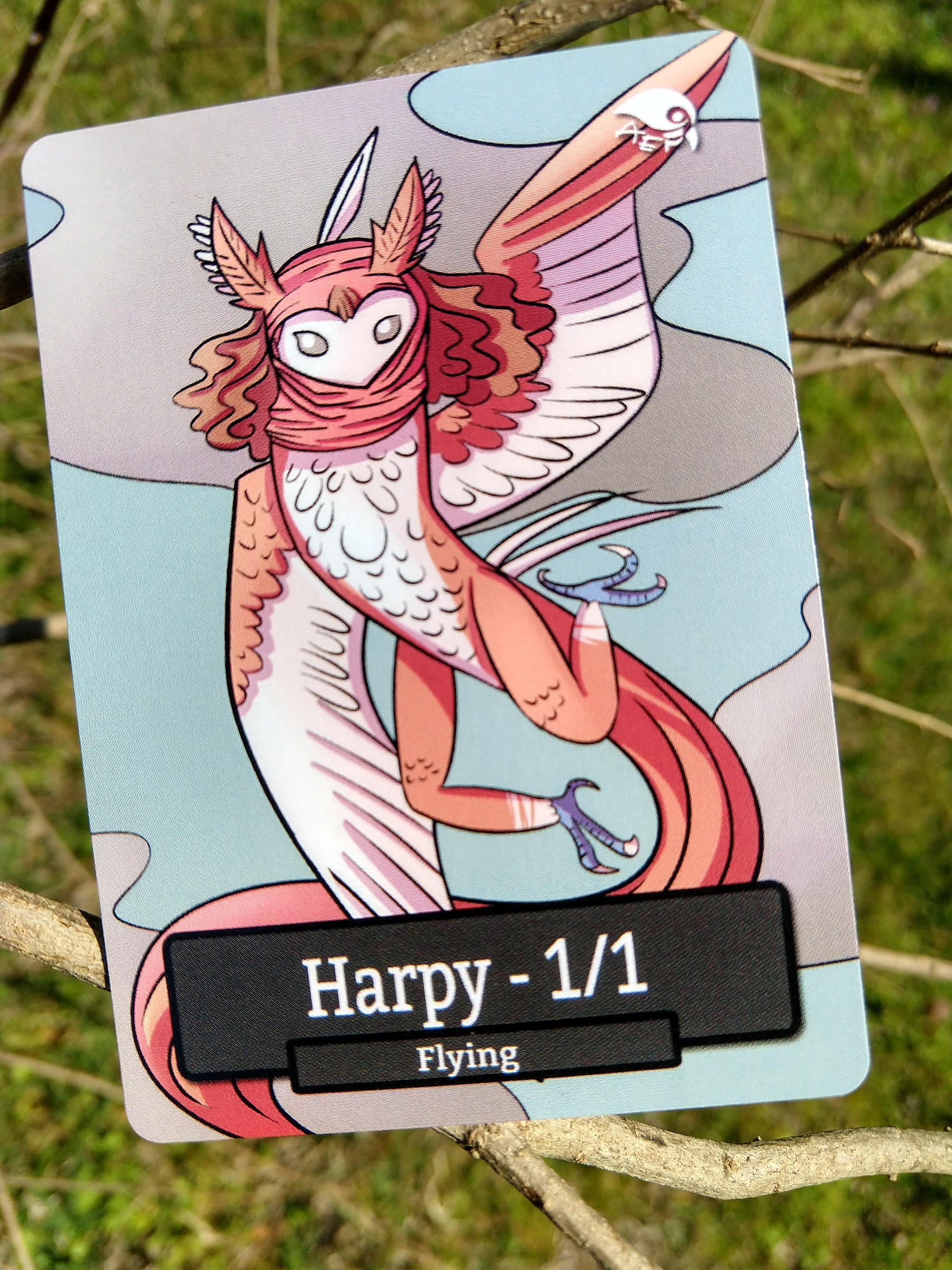 Harpy Custom Token for Magic the Gathering | Etsy