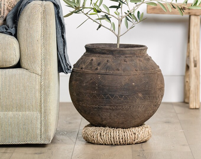 Authentic Antique Nupe Pot From Nigeria With Intricate - Etsy