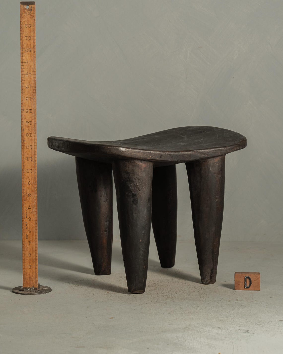 Vintage African Senufo Ottoman / Carved Stool {l.dark} (free Shipping ...