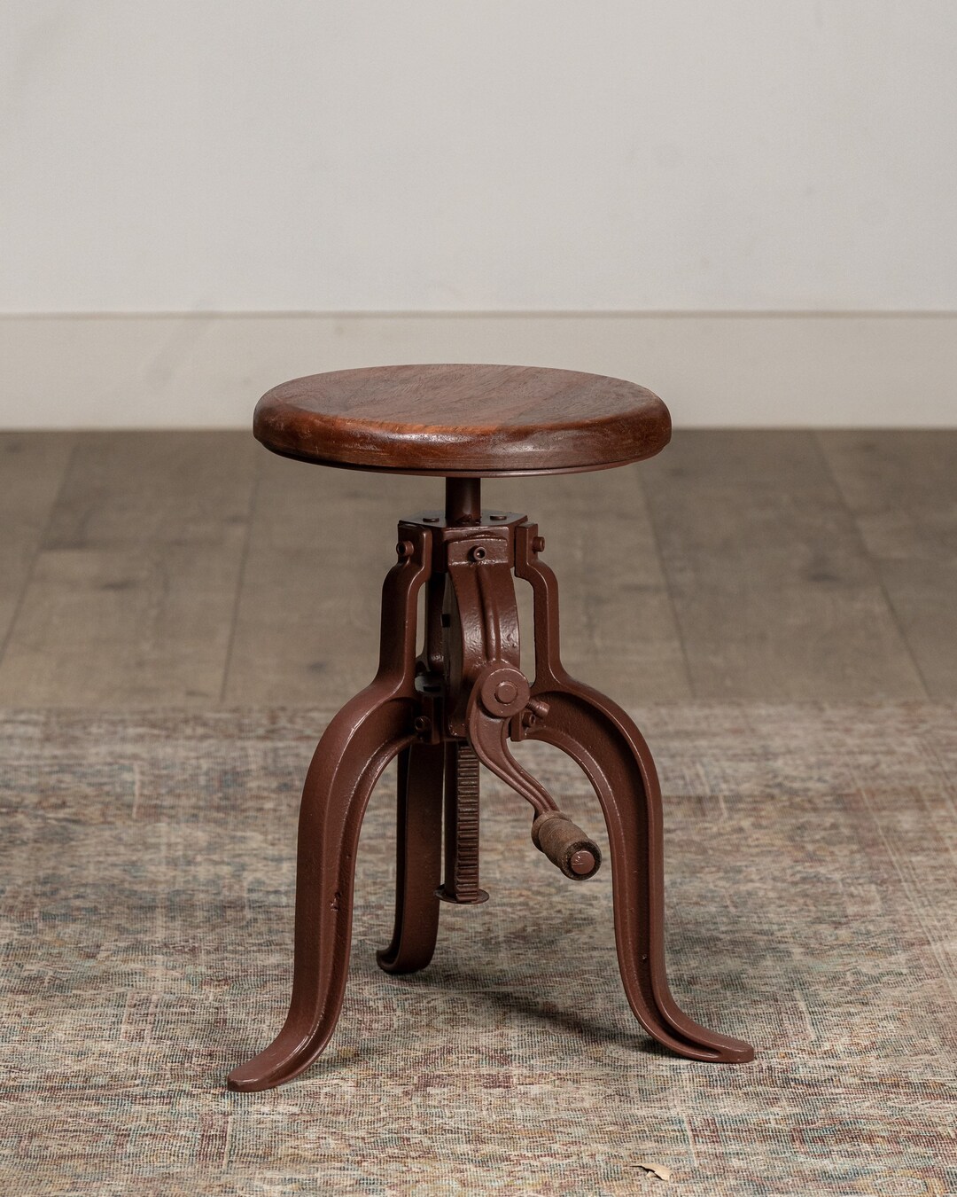 Industrial Adjustable Iron Base Stool free Shipping - Etsy