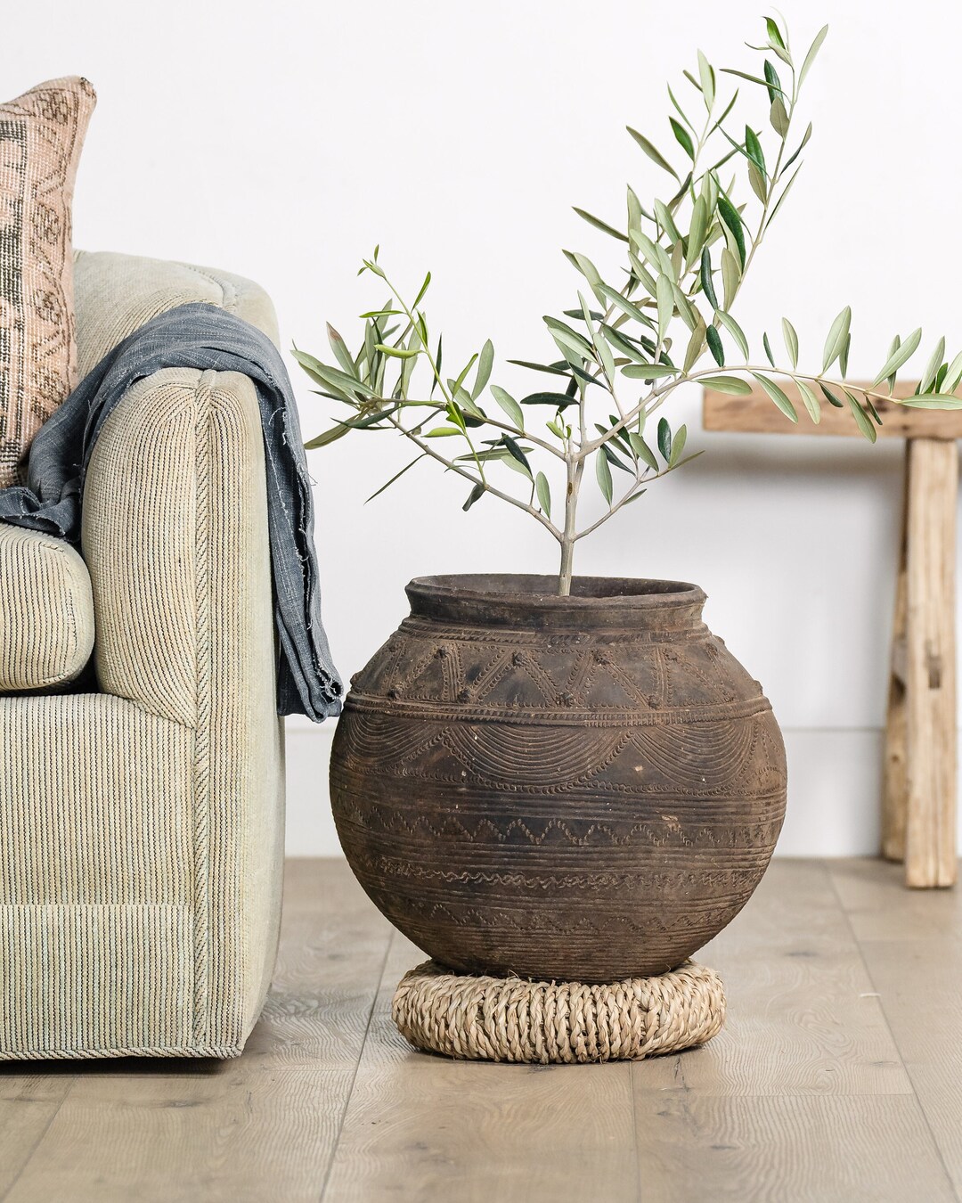 Authentic Antique Nupe Pot From Nigeria With Intricate - Etsy