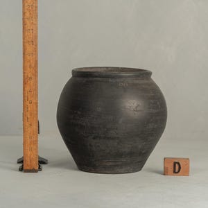 8"-10" Vintage Black Grey Pot {no Handles} (free Shipping) - Etsy