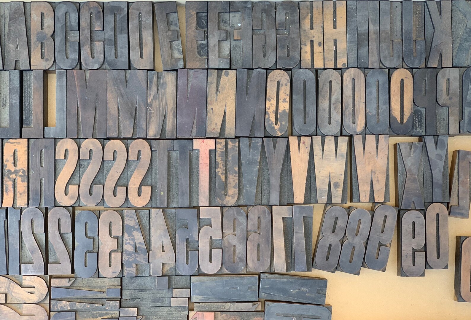 Antique Wooden Printing Press Blocks free Shipping - Etsy