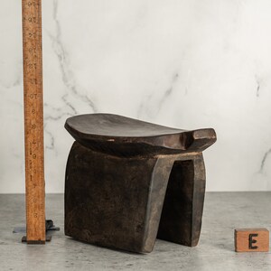 Vintage Hand Carved African Lobi Stool free Shipping - Etsy