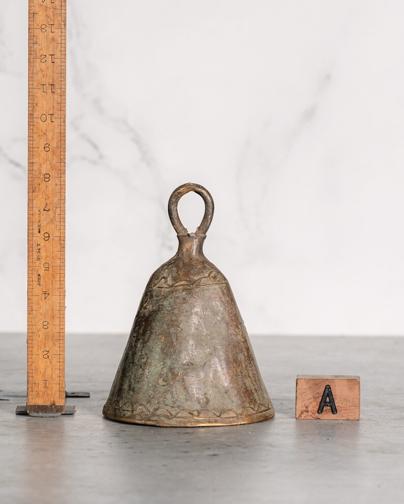 Large Antique African Cow Bell - Etsy