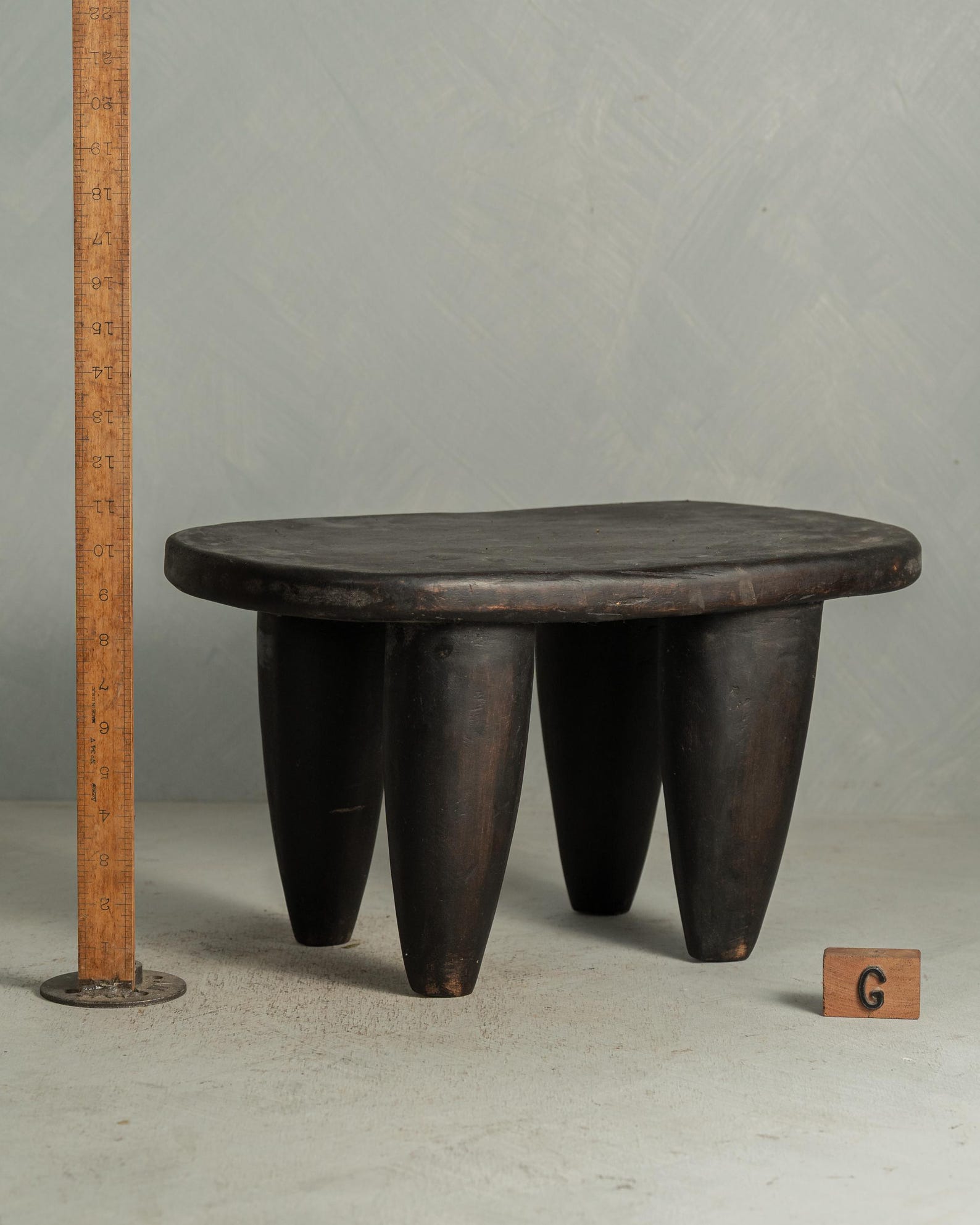 Vintage African Senufo Ottoman / Carved Stool {l.dark} (free Shipping ...