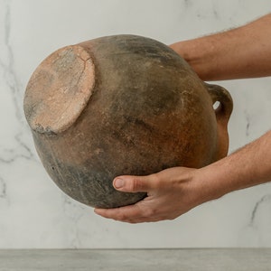 Antique Turkish Clay Yoghurt Pot X3 free Shipping - Etsy