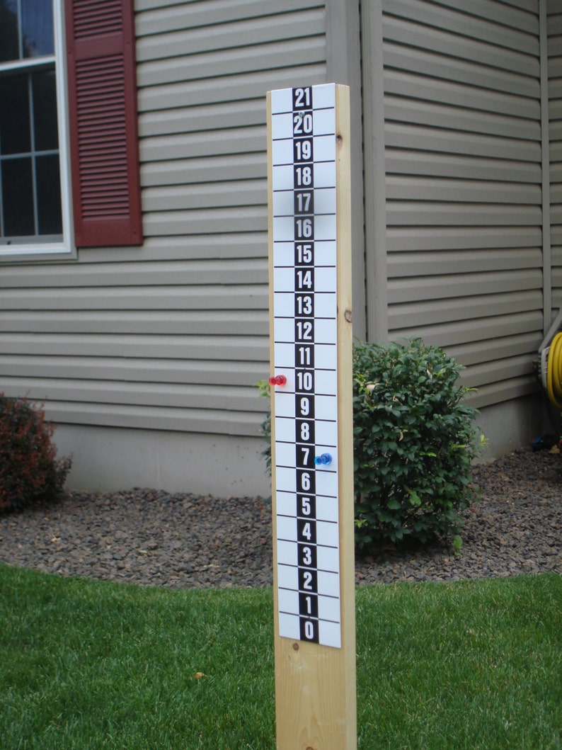 Upright Magnetic Scoreboard, Cornhole Bag or Washer Toss or Kan Jam ...