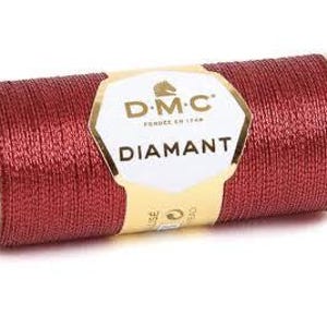 DMC Diamant Metallic Embroidery Thread, Single Strand - Etsy