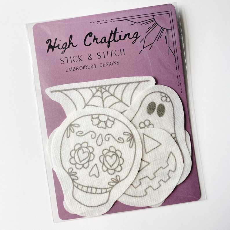 Stay Spooky Stick & Stitch DIY Embroidery Patterns for - Etsy