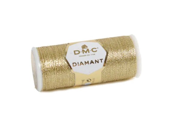 DMC Diamant Metallic Embroidery Thread Light Gold D3821 | Etsy