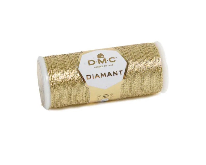 DMC Diamant Metallic Embroidery Thread Light Gold D3821 | Etsy