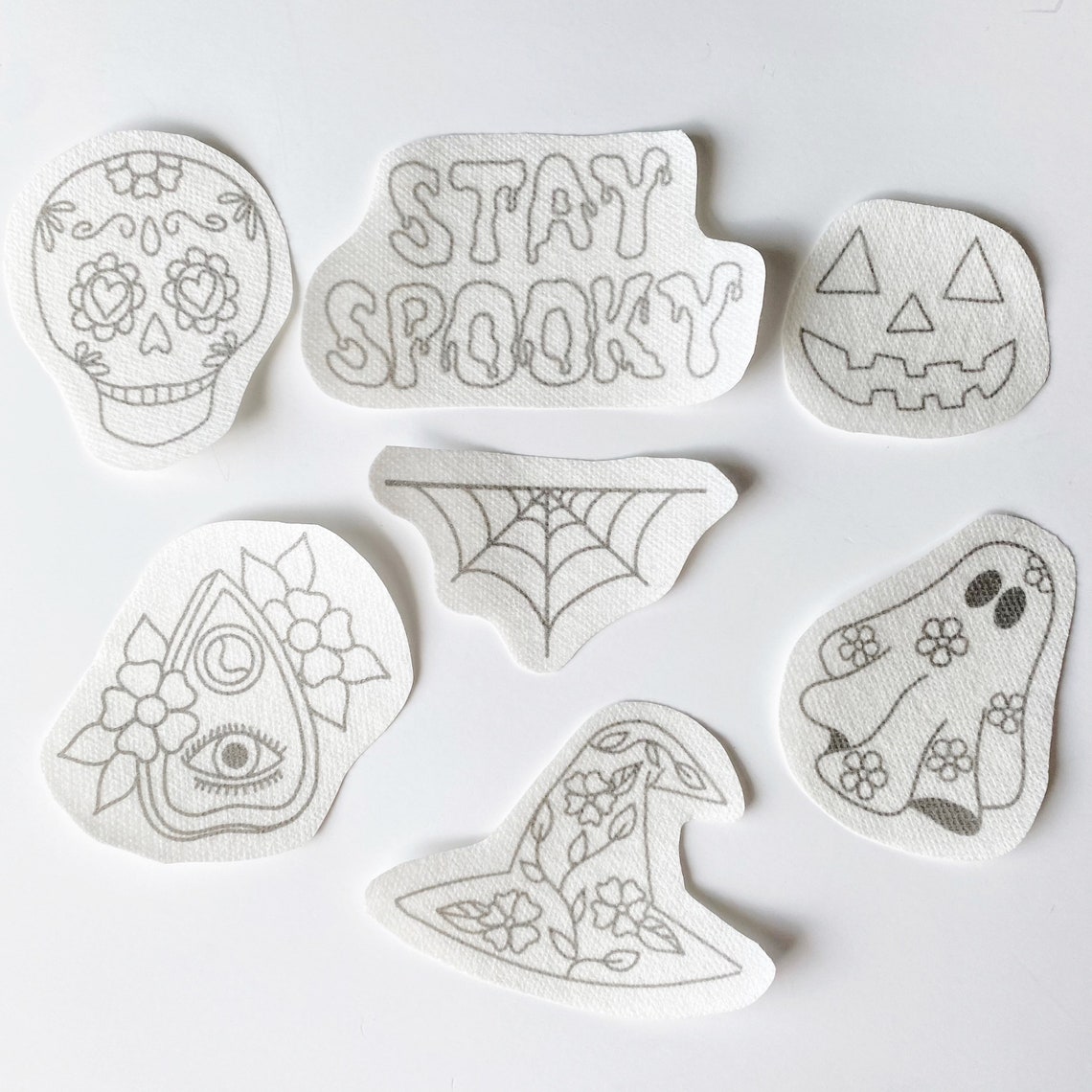 Stay Spooky Stick & Stitch DIY Embroidery Patterns for - Etsy