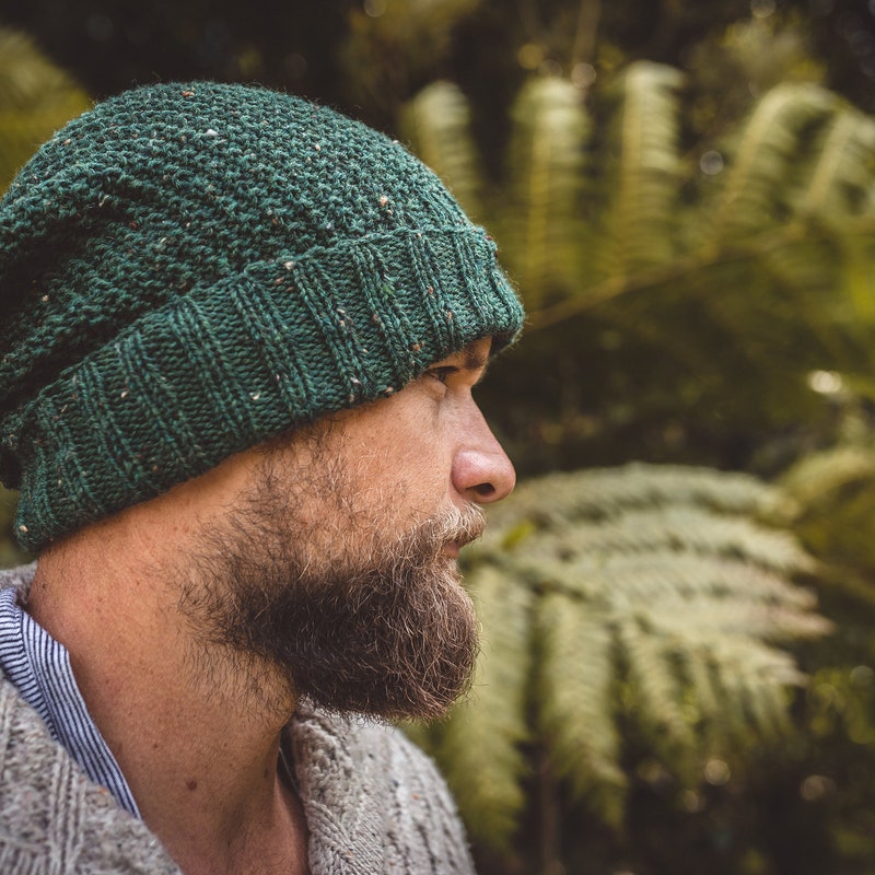 Mens Green Beanie - Etsy