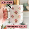 Ceramic Mug With a Face - Funky Handmade Ceramic Mug With Red Lips ...
