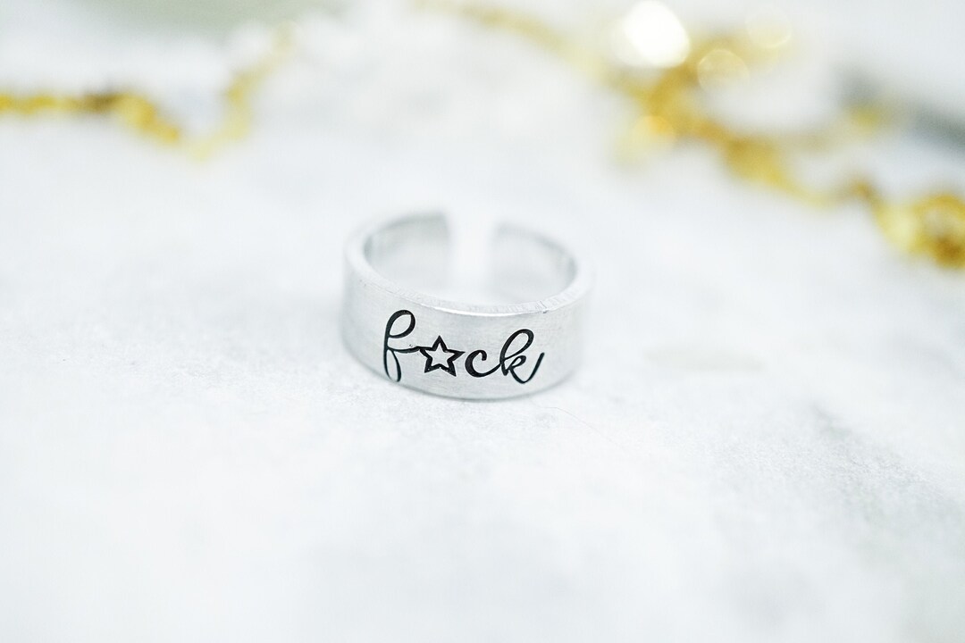 FCK Toe Ring Mature F Word Funny Toe Ring Funny Midi - Etsy