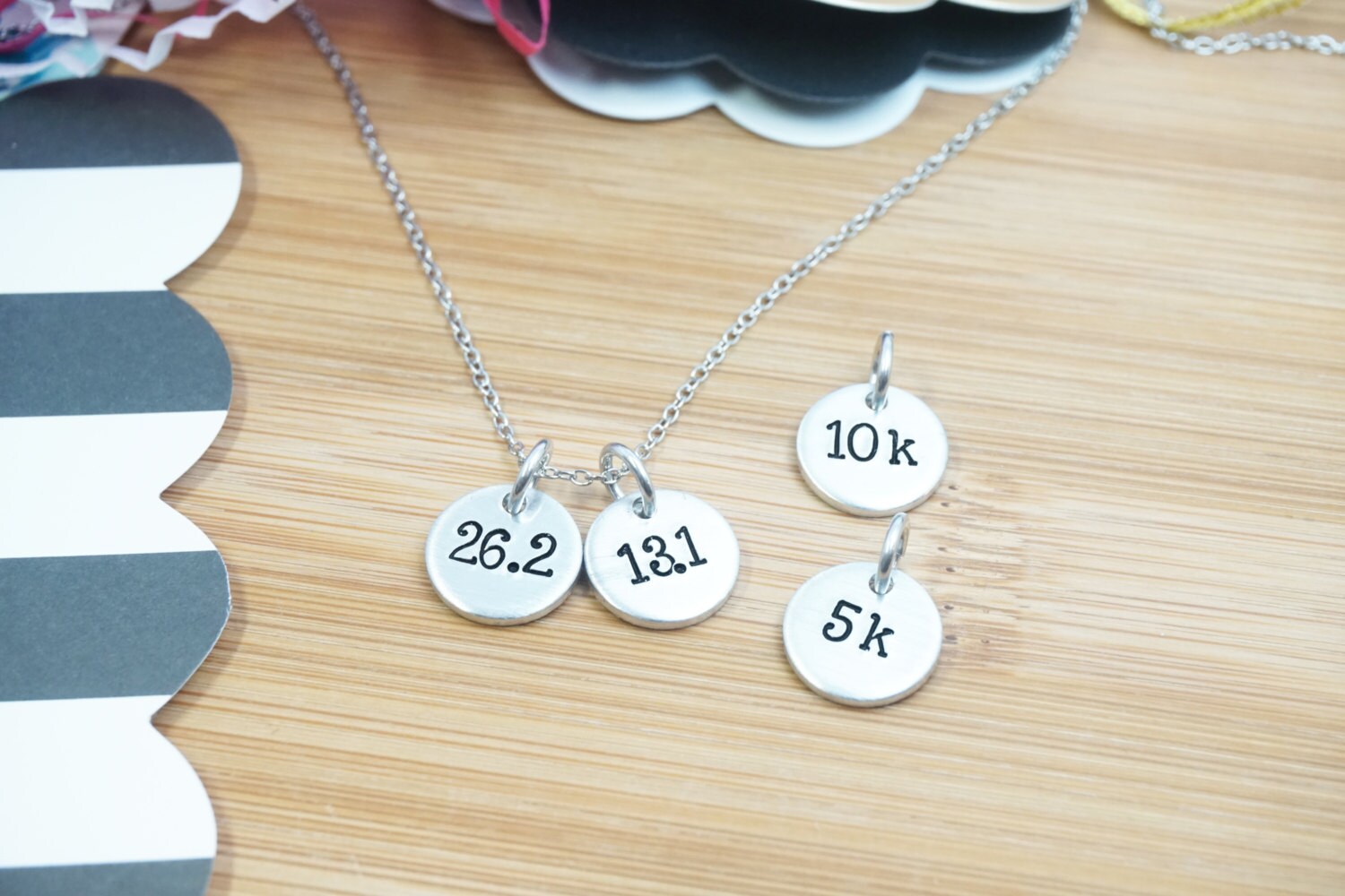 Runner Necklace - Distance Necklace - Half Marathon - Marathon Runner ...
