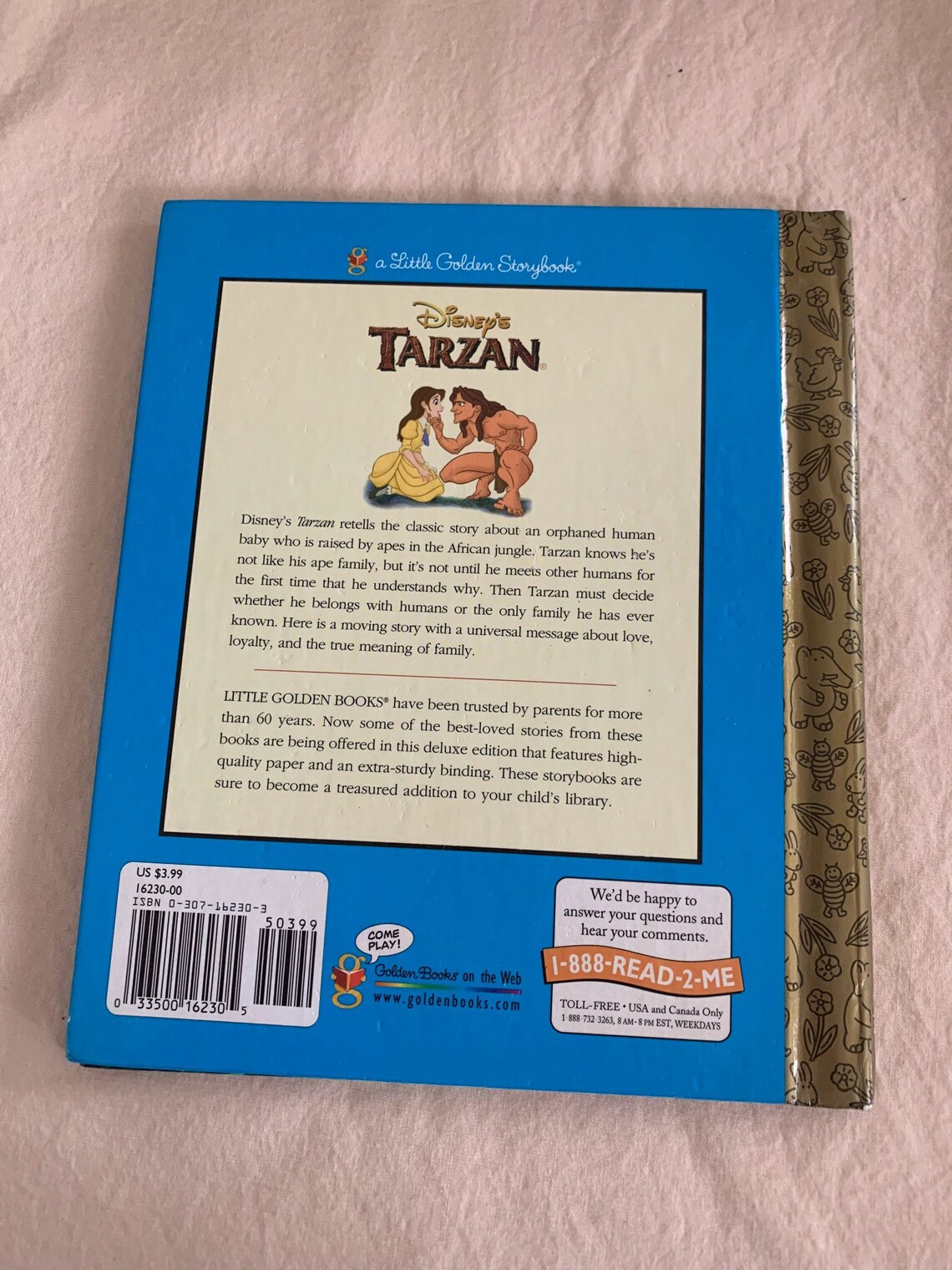 Vintage Golden Books Disney's Tarzan First Edition | Etsy