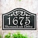 French Colonial Address Sign, House Number Sign, Creole Style Address ...