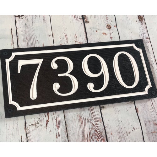 Address Sign House Number Sign Address Sign Outdoor Custom - Etsy