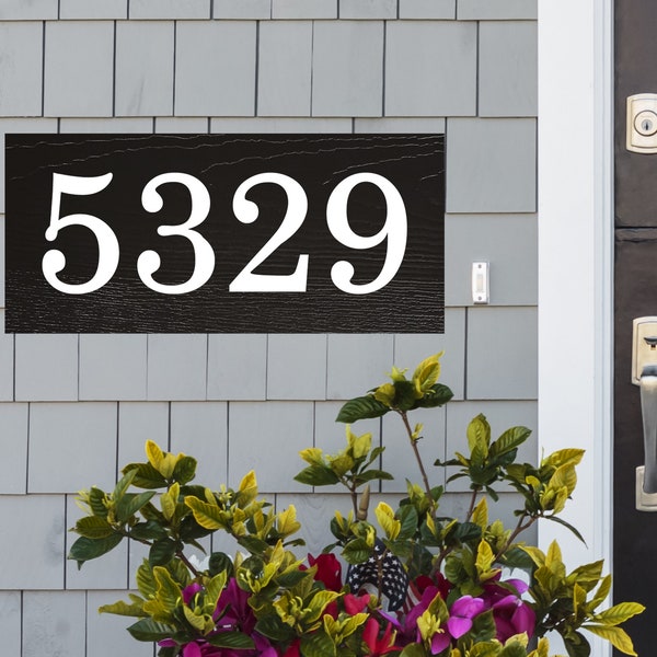 Wooden Address Sign - Etsy
