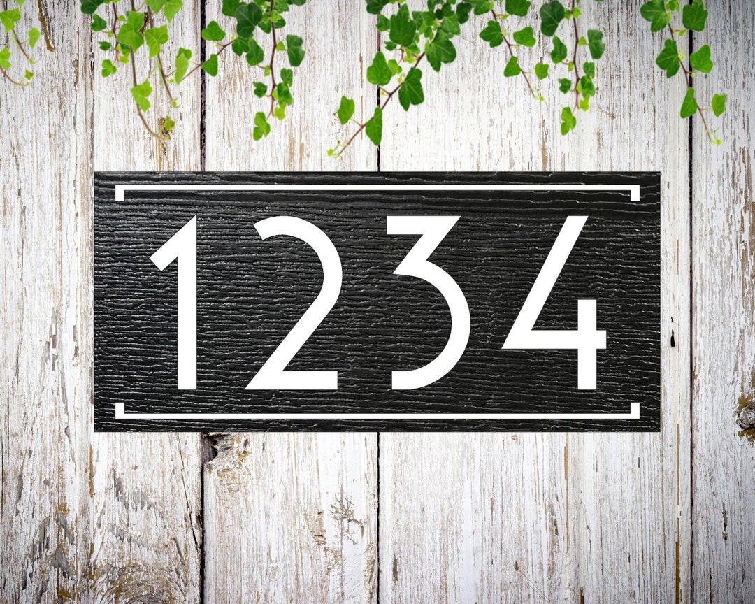 Address Sign, House Number Sign, Address Sign Outdoor, Custom Address ...