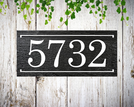 Address Sign House Number Sign Address Sign Outdoor Custom - Etsy