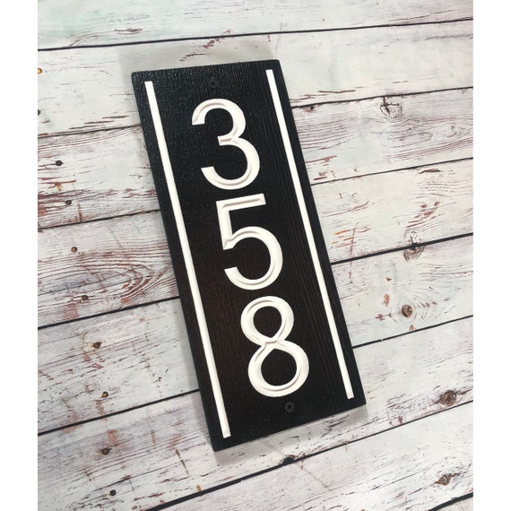 Wall Hangings Home Décor Address Sign Farmhouse Porch Decor Street ...