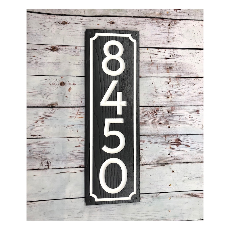 Vertical House Numbers - Etsy