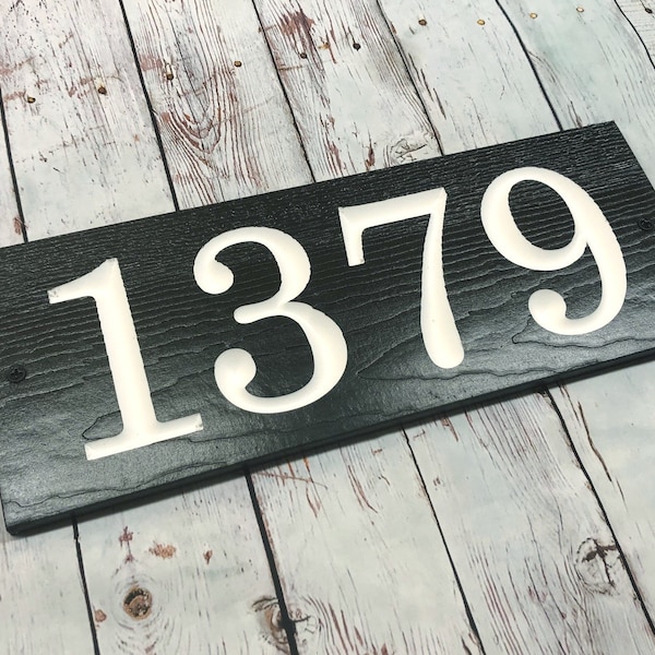 Classic House Number - Etsy