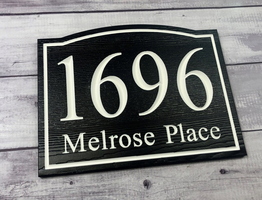 Address Sign, House Number Sign, Address Sign Outdoor, Custom Address ...