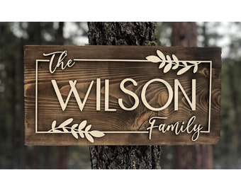 Wood Last Name Sign Name Cutouts for Wedding Wooden Name - Etsy