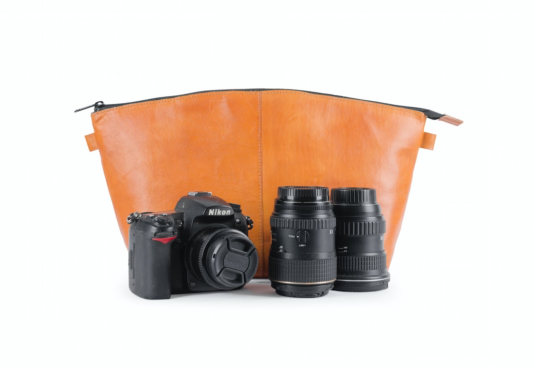 Dslr Camera Bag Insert in Genuine Leather, Camera Bag, Camera Case ...