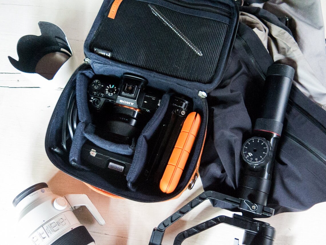 LARAT Small - Dslr Camera Bag Insert, Leather Camera Case and ...