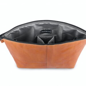 Dslr Camera Bag Insert in Genuine Leather, Camera Bag, Camera Case ...