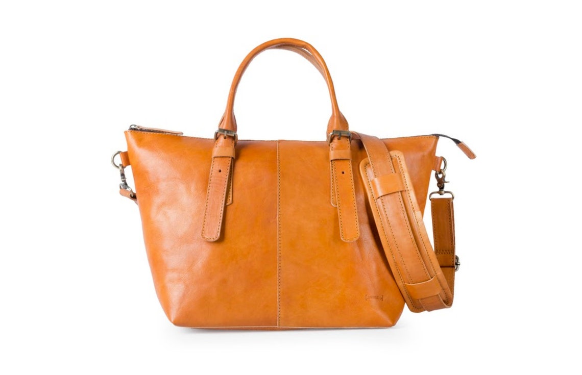 Womens Leather Shoulder or Tote Bag. for Grocery, Carry All, Laptop ...