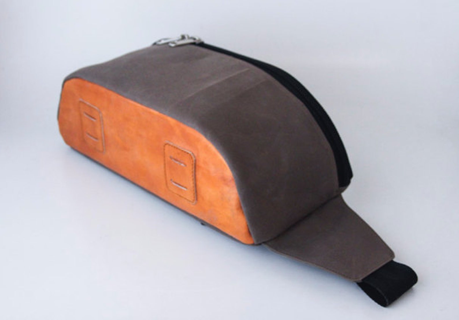 DSLR Camera Waist Bag, Fanny Pack, Waxed Canvas and Genuine Leather ...
