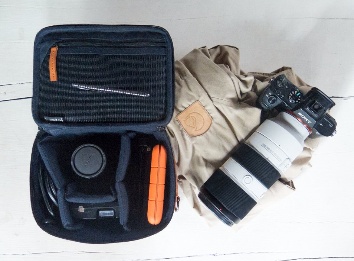 LARAT Small - Dslr Camera Bag Insert, Leather Camera Case and ...