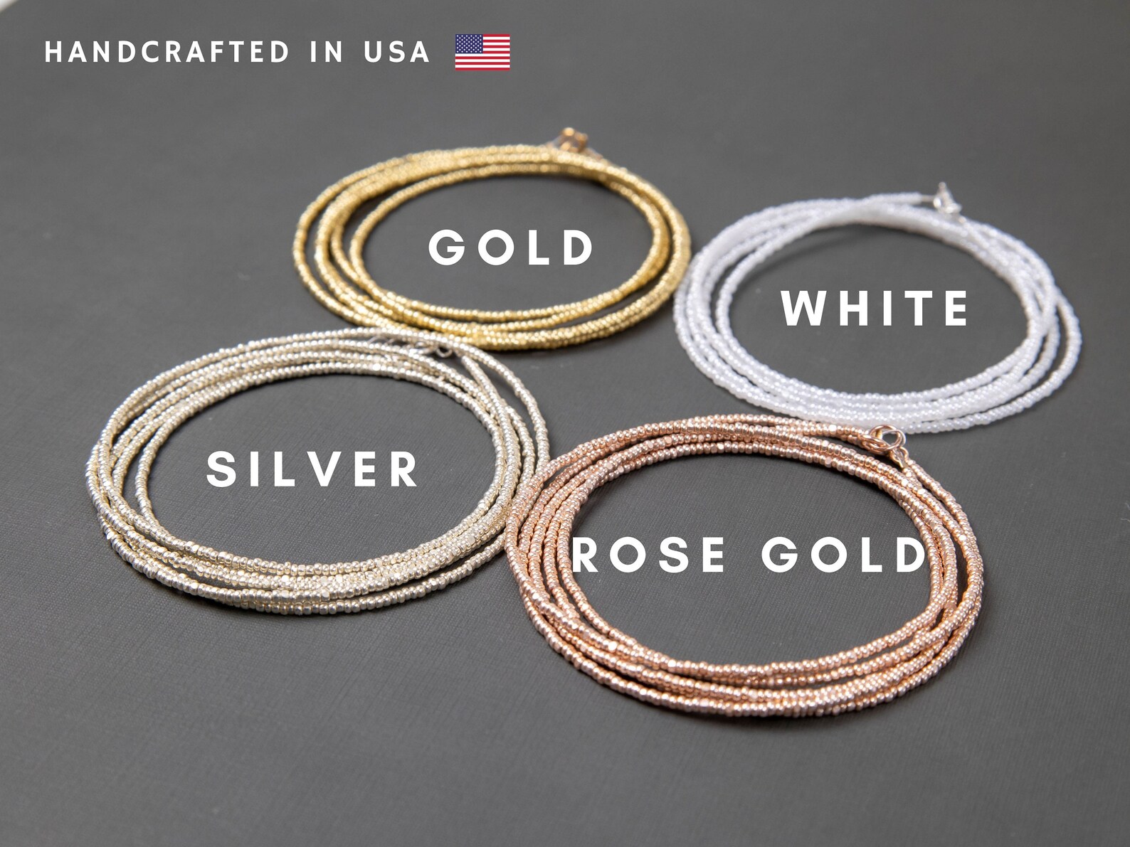 Rose Gold Stack Bracelet for Women Bridesmaid Bracelet Rose - Etsy